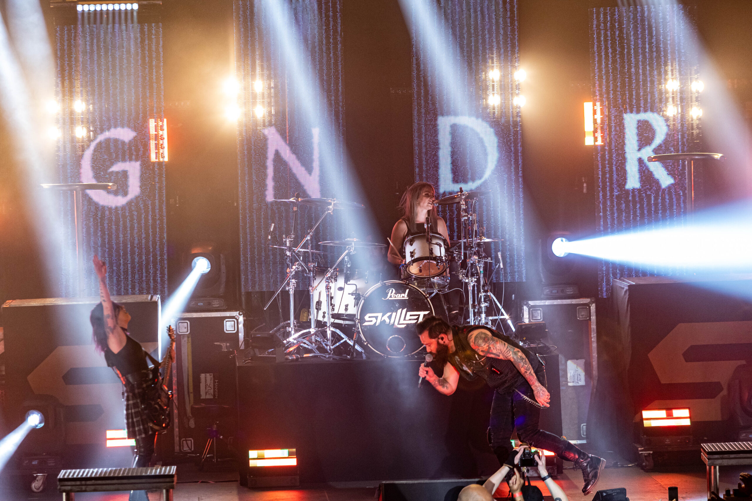 The Rock Resurrection Tour F. Theory of a Deadman, Skillet and Saint ...