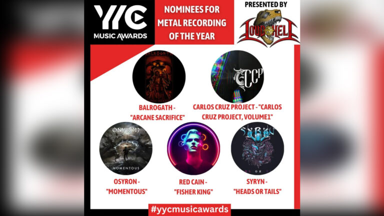 Calgary’s RED CAIN Nominated for YYC Music Award For “Metal Recording ...