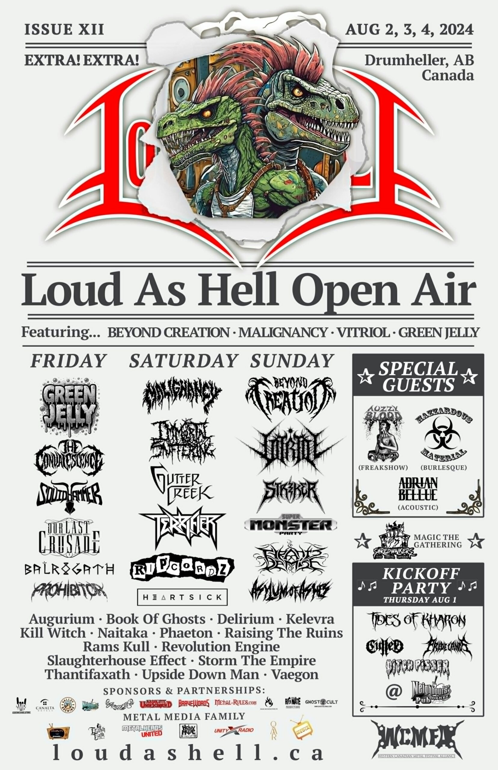 LOUD AS HELL Announces 2024 Lineup w/ BEYOND CREATION, MALIGNANCY ...